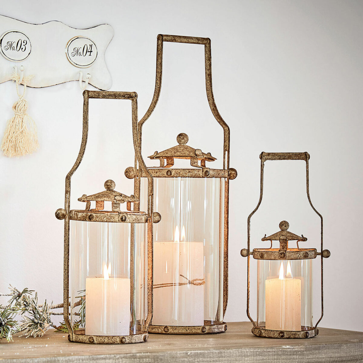 Laterne 3er Set Nery - Loberon - moebel-Liebe.com