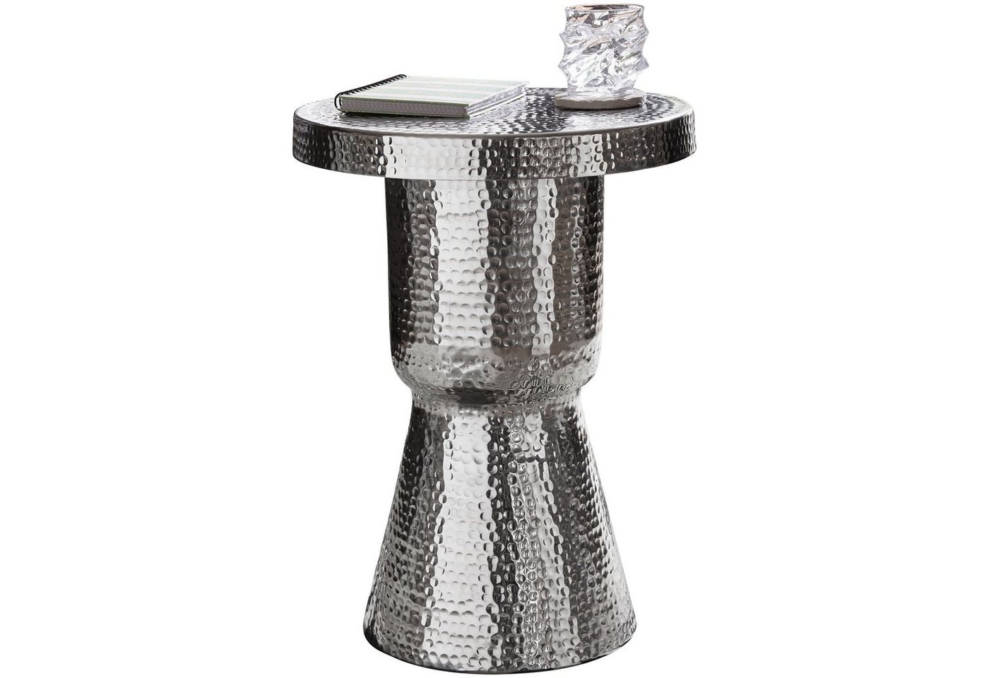 Wohnling Beistelltisch »WL5.478«, Design 43x59x43 cm Aluminium Silber ...