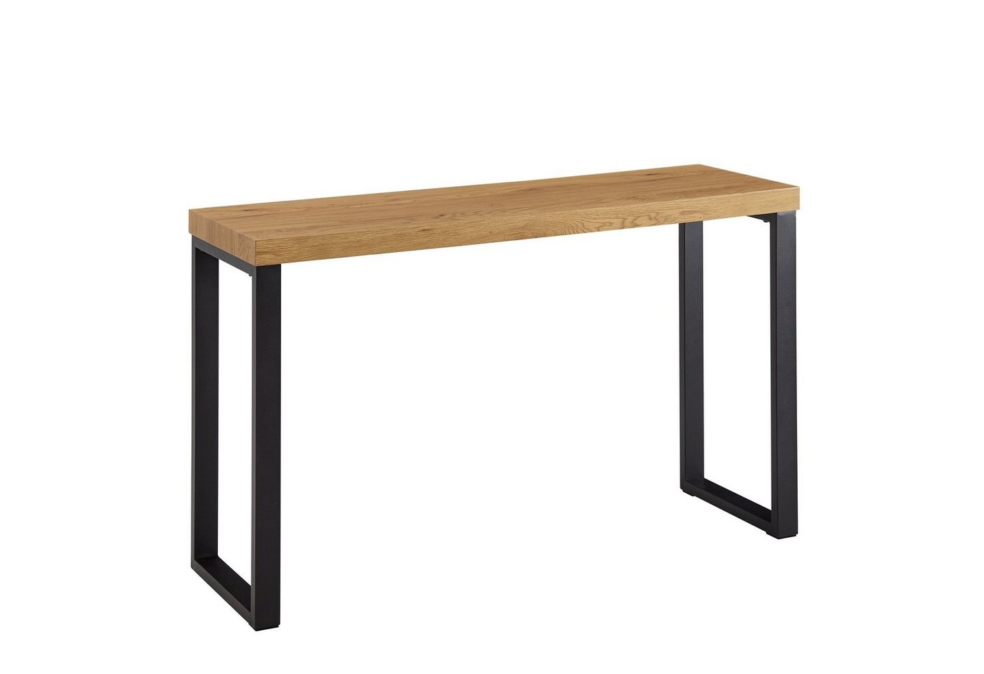Wohnling Konsolentisch »WL6.570«, Eiche-Dekor / Schwarz 120x39x75,5 cm ...